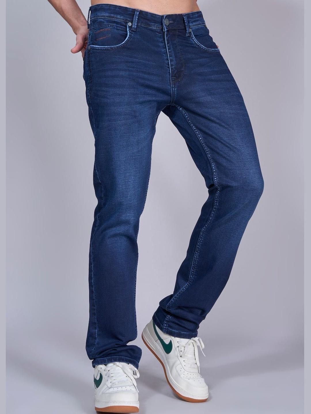 Buy Pointer Jeans Men Comfort Straight Fit Mid Rise Soft Stretch Jeans ...