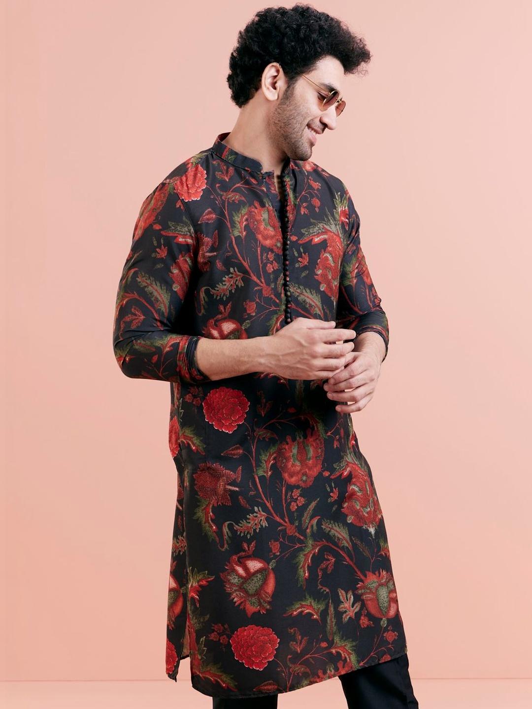 Buy KISAH Plus Size Men Printed Kurta - Kurtas for Men 38558142 | Myntra