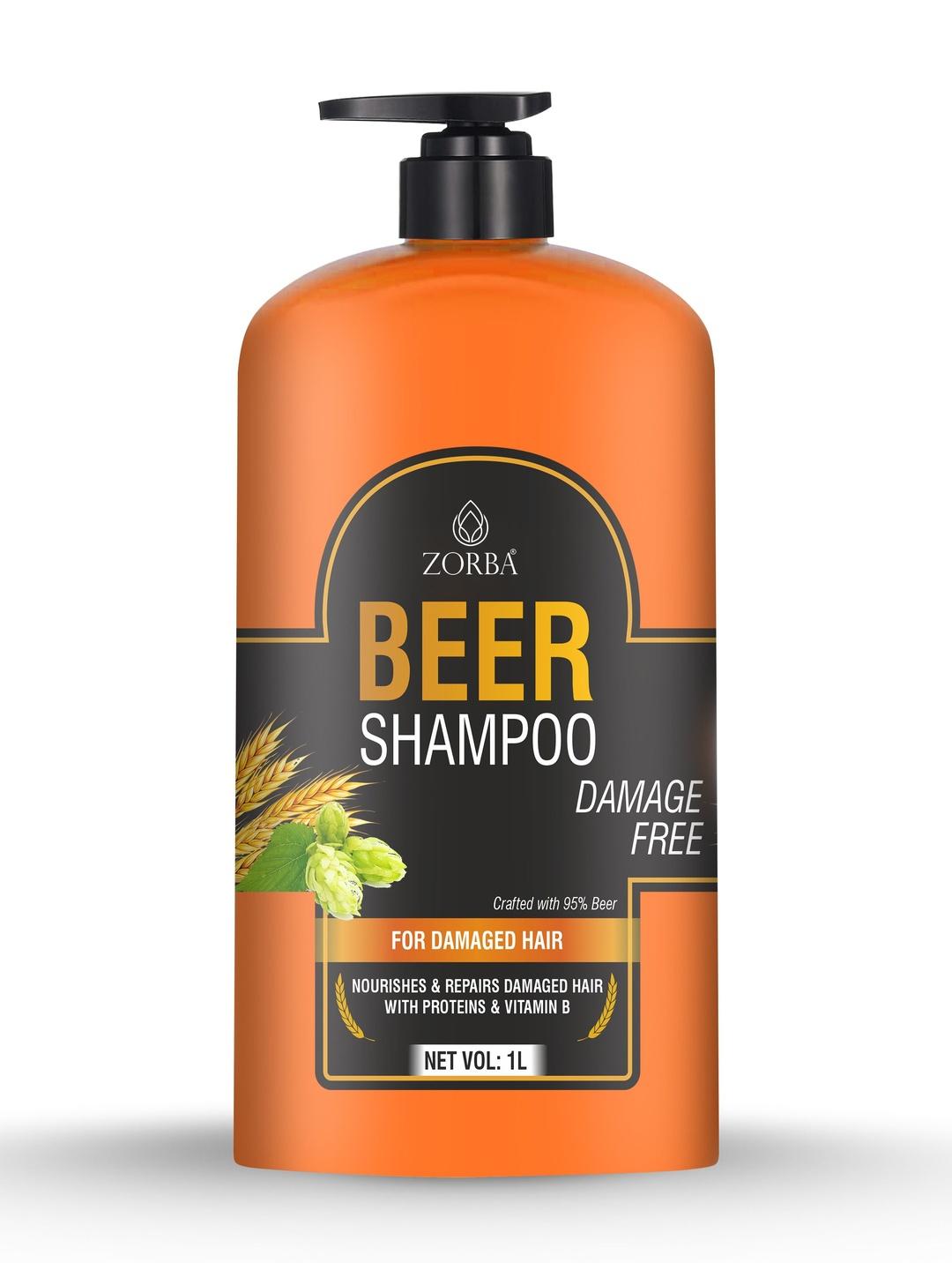 Buy Zorba Beer Shampoo For Damaged Hair 1L - Shampoo for Unisex ...