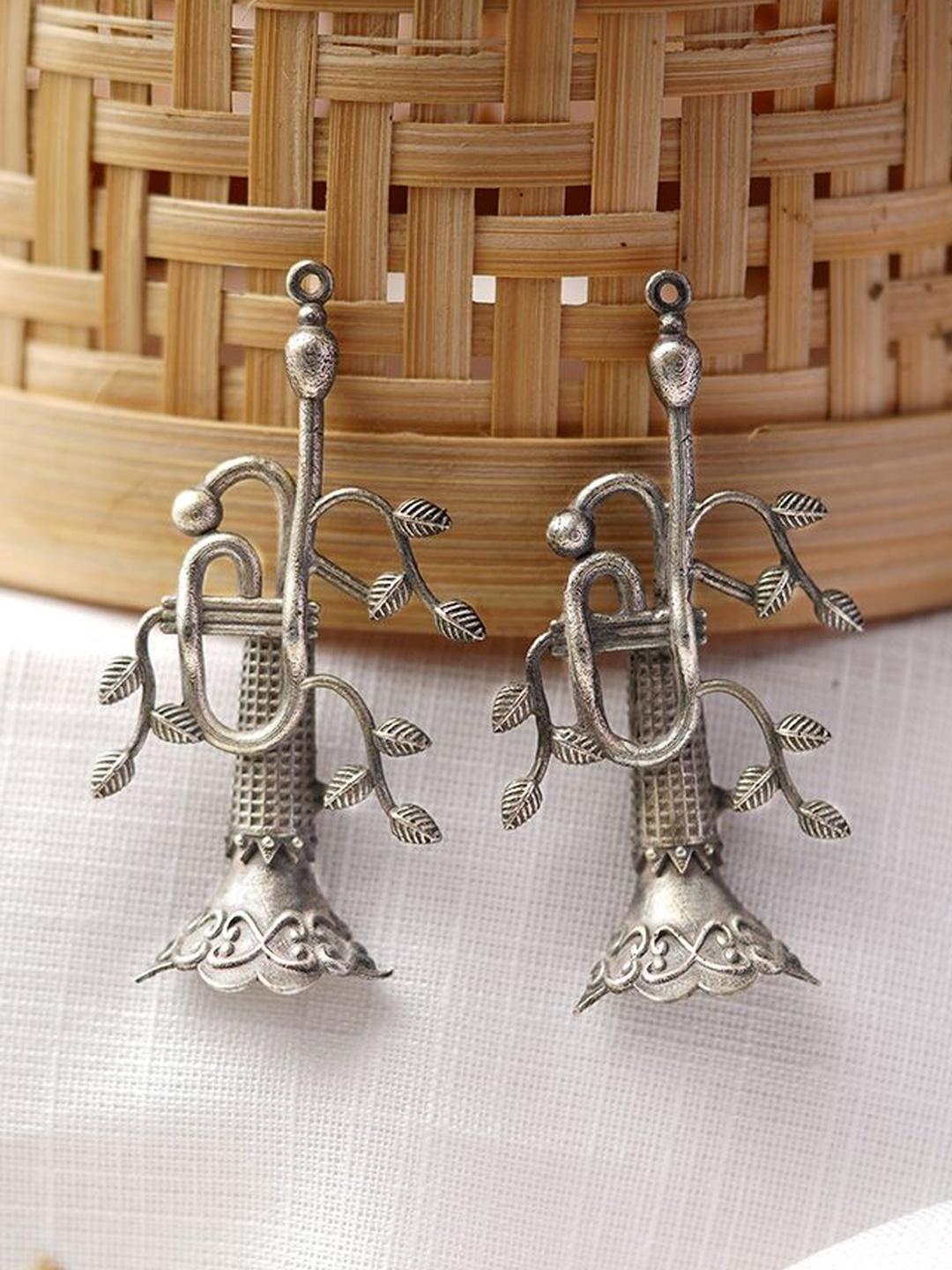 Buy SANSEETA Leaf Shaped Drop Earrings - Earrings for Women 38561442 ...