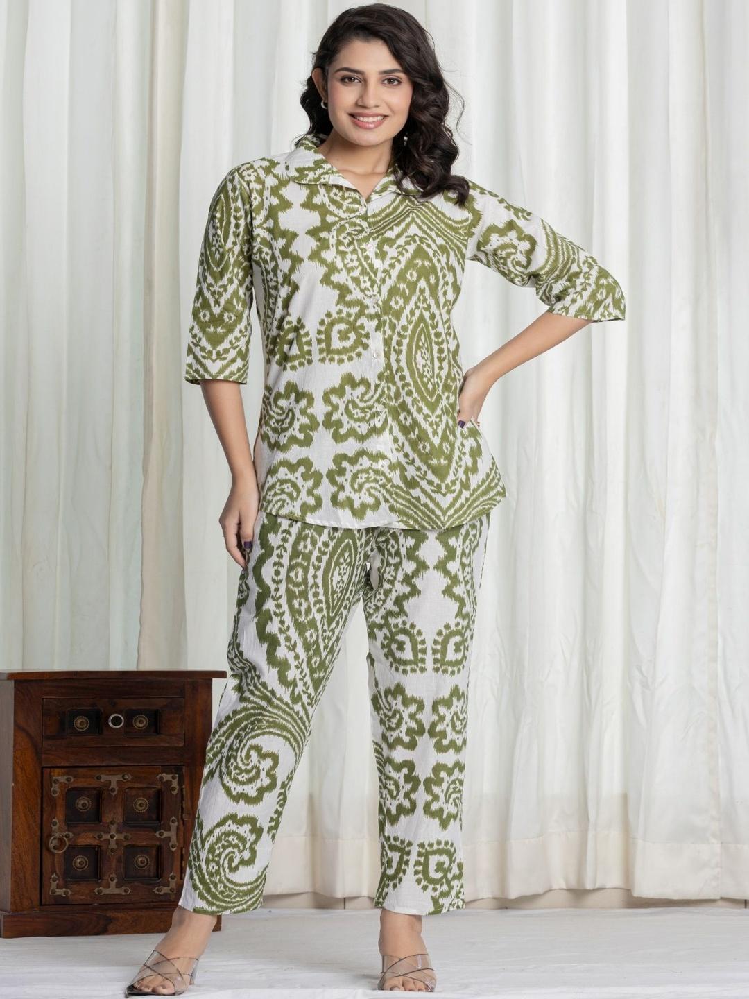 Buy NUNCHII Women Printed Night Suit - Night Suits for Women 38597335 ...
