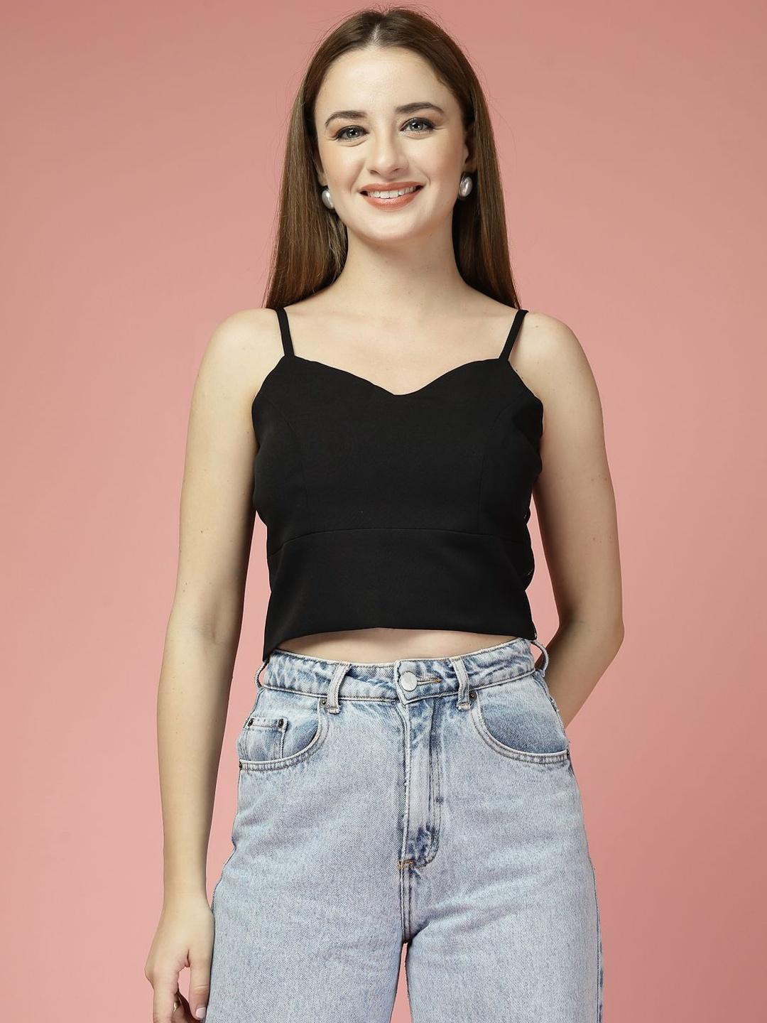 Buy R.Code By The Roadster Life Co. Sweetheart Neck Crop Top - Tops for ...