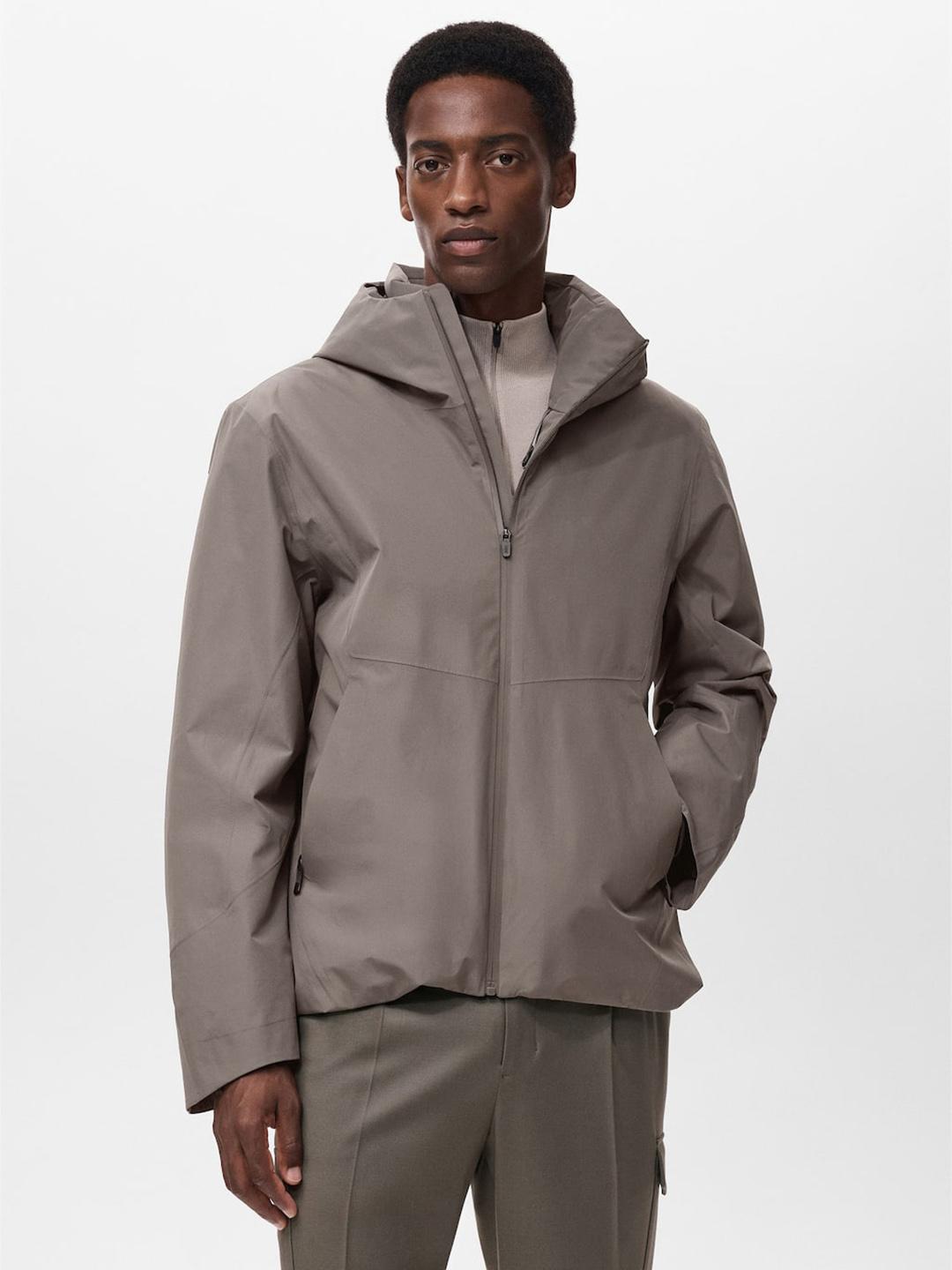 Buy MANGO MAN Thermolite Hooded Padded Jacket - Jackets for Men ...