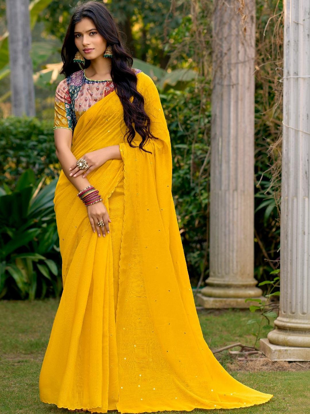 Buy Panzora Sequinned Saree - Sarees for Women 38590320 | Myntra