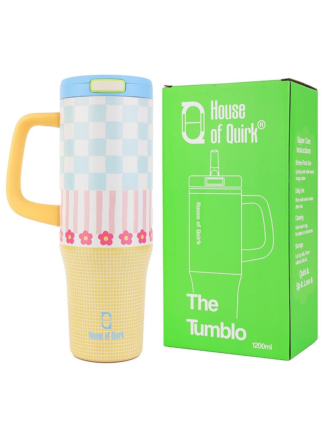 Buy HOUSE OF QUIRK Blue & Pink Single Stainless Steel Other Double Wall ...