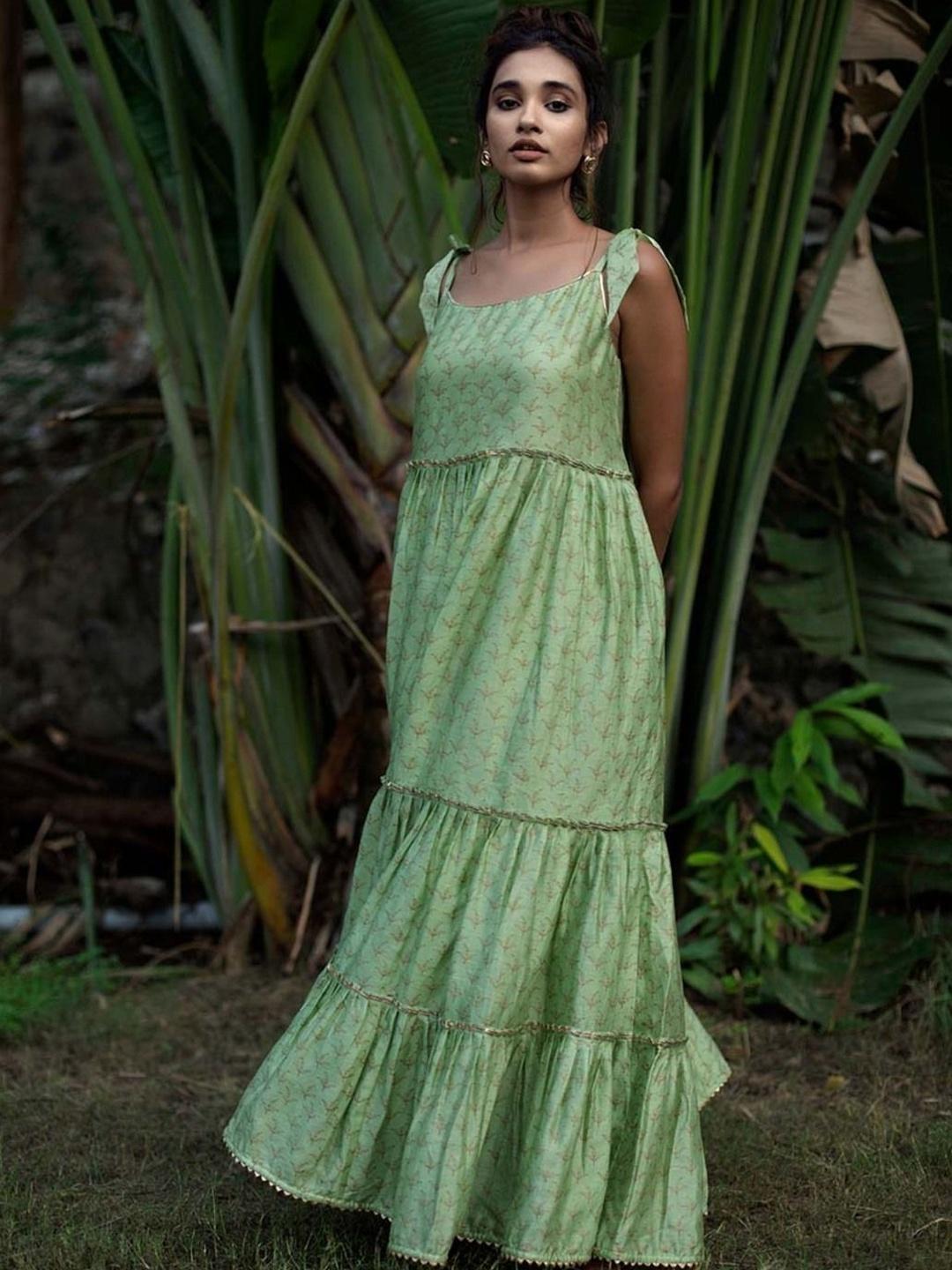 Buy Sonal Kabra Print Maxi Dress - Dresses for Women 38632580 | Myntra
