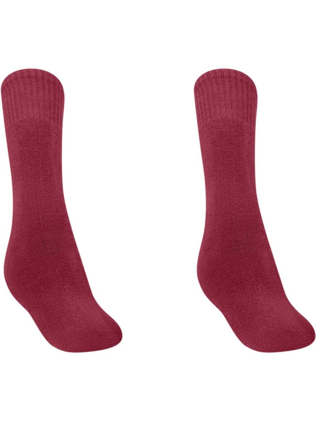 Buy MUKHAKSH Boys Pack Of 2 Cotton Calf Length Winter Socks - Socks for ...