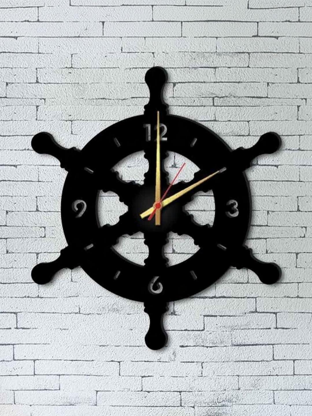 Buy DECORSMANTRA Multicoloured & Black Quirky Wall Clock - Clocks for ...