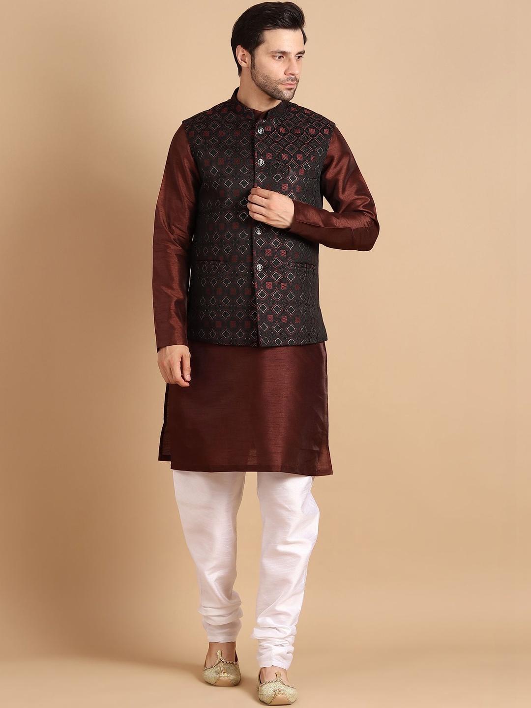 Buy Uri And MacKenzie Men Regular Kurta With Pyjamas - Kurta Sets for ...
