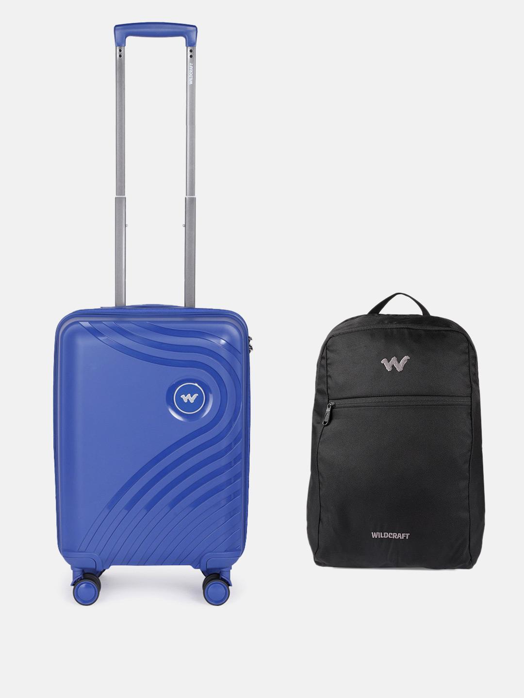 Buy Wildcraft Unisex Set Of 2 Cabin Trolley Suitcase With My Style 2 ...
