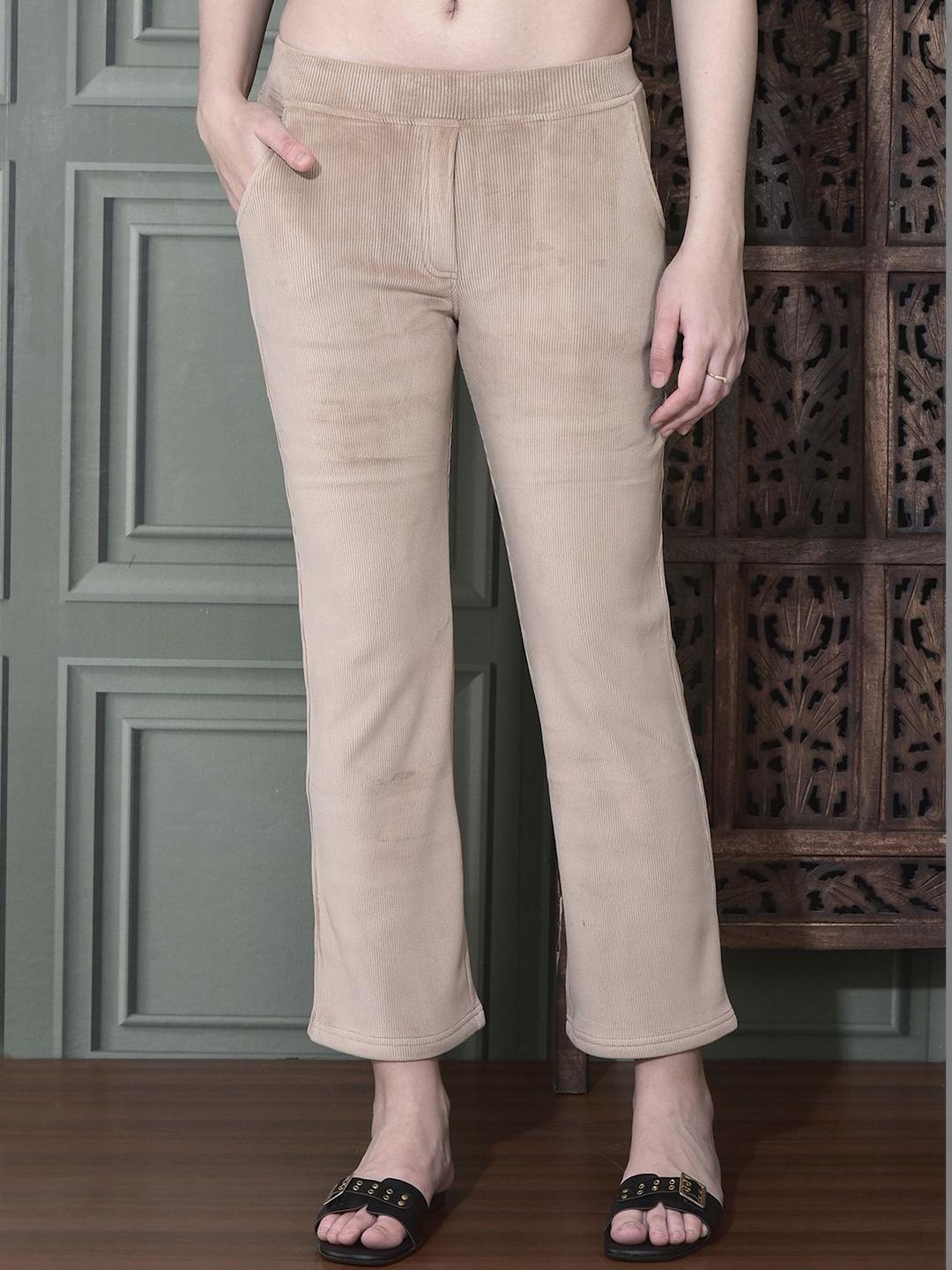Buy FFU Women Relaxed Trousers - Trousers for Women 38662498 | Myntra