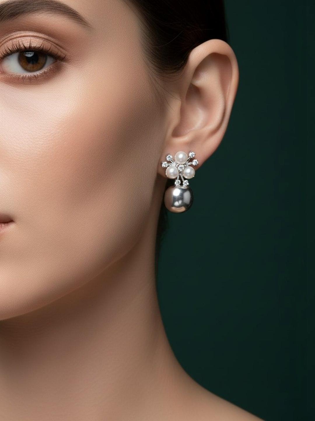 Buy DURATI Floral Drop Earrings - Earrings for Women 38656048 | Myntra
