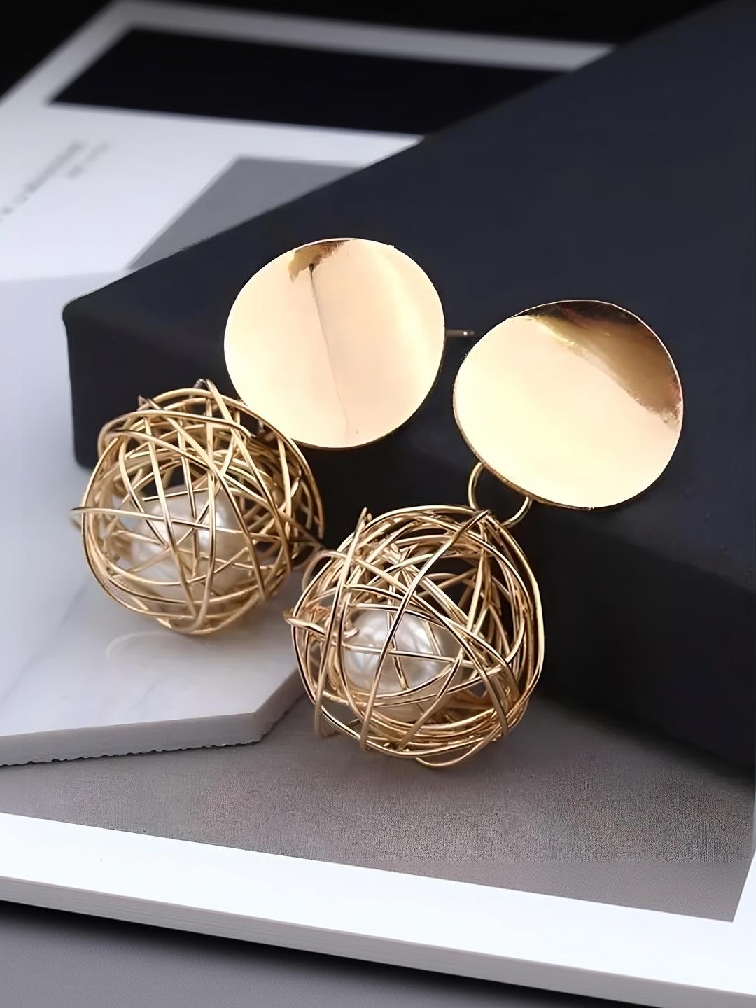 Buy Samridhi DC Geometric Drop Earrings - Earrings for Women 38740703 ...