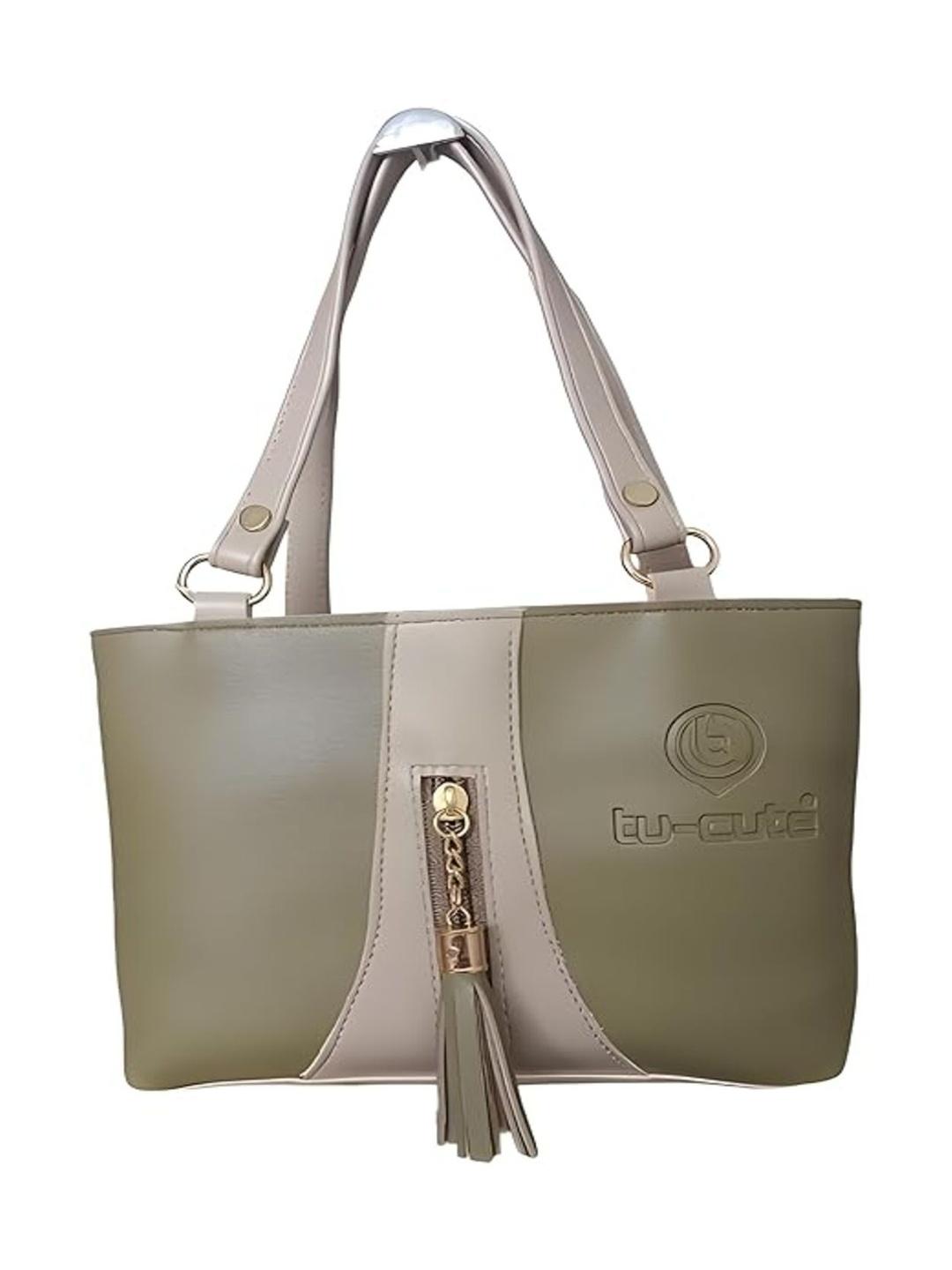 Buy Tu Cute Colourblocked Structured Handheld Bag With Tasselled ...