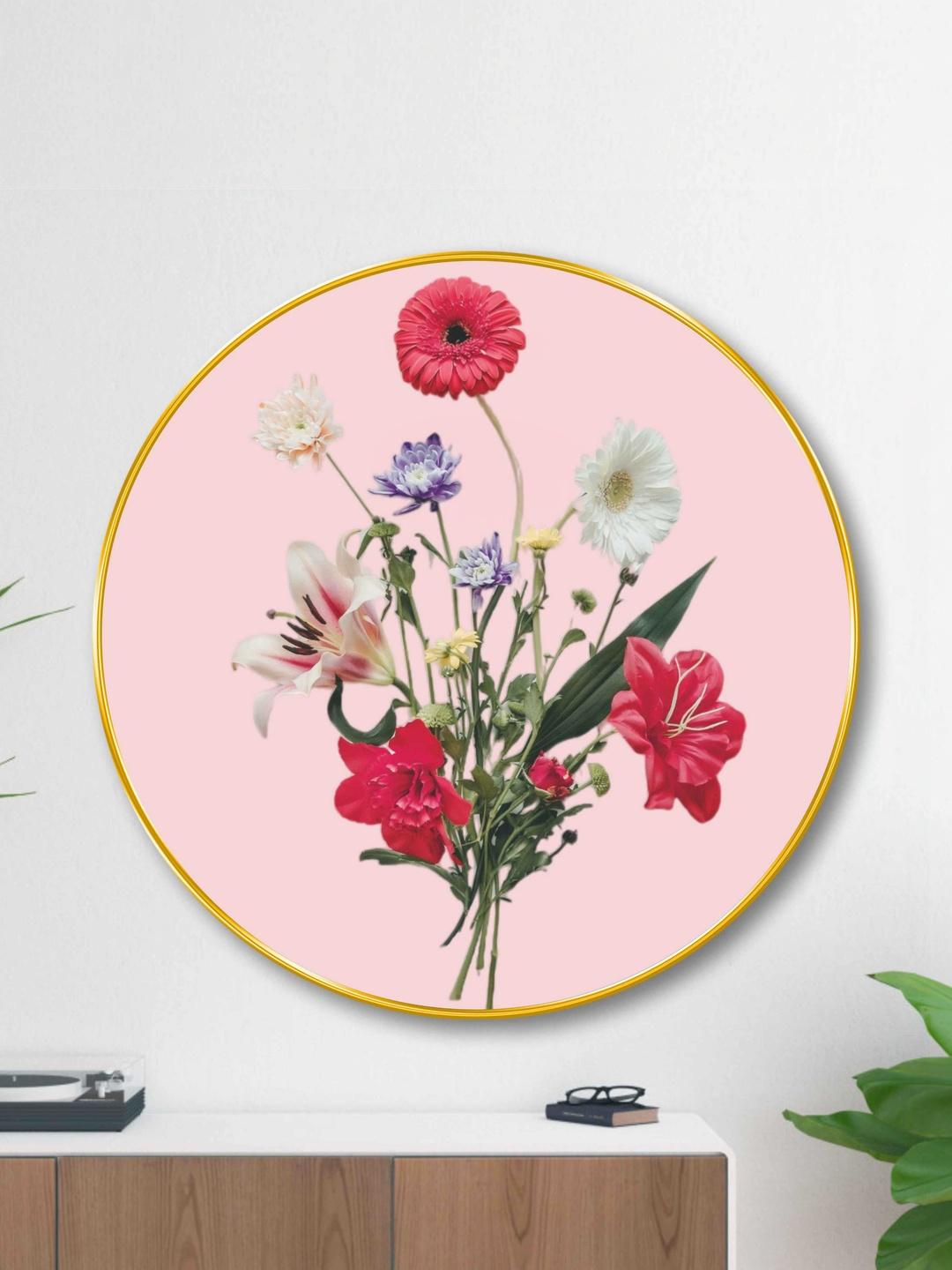Buy Aura Pink Single Piece MDF Other Wall Paintings - Wall Art for ...
