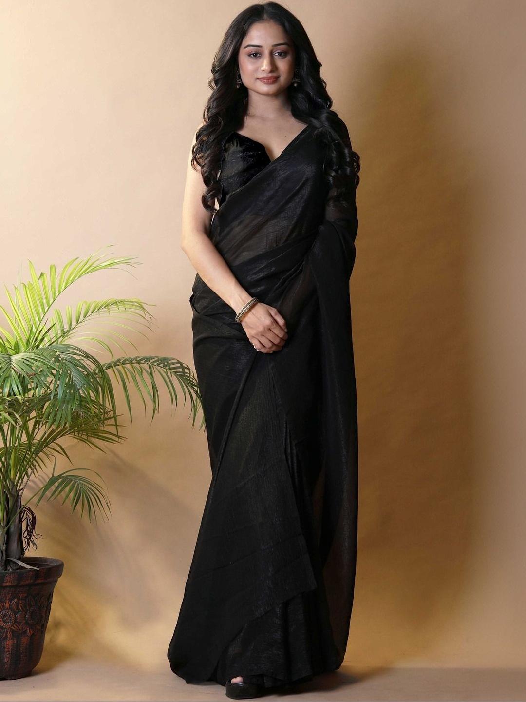 Buy GEN Z TRENDS Silk Blend Saree - Sarees for Women 38723453 | Myntra