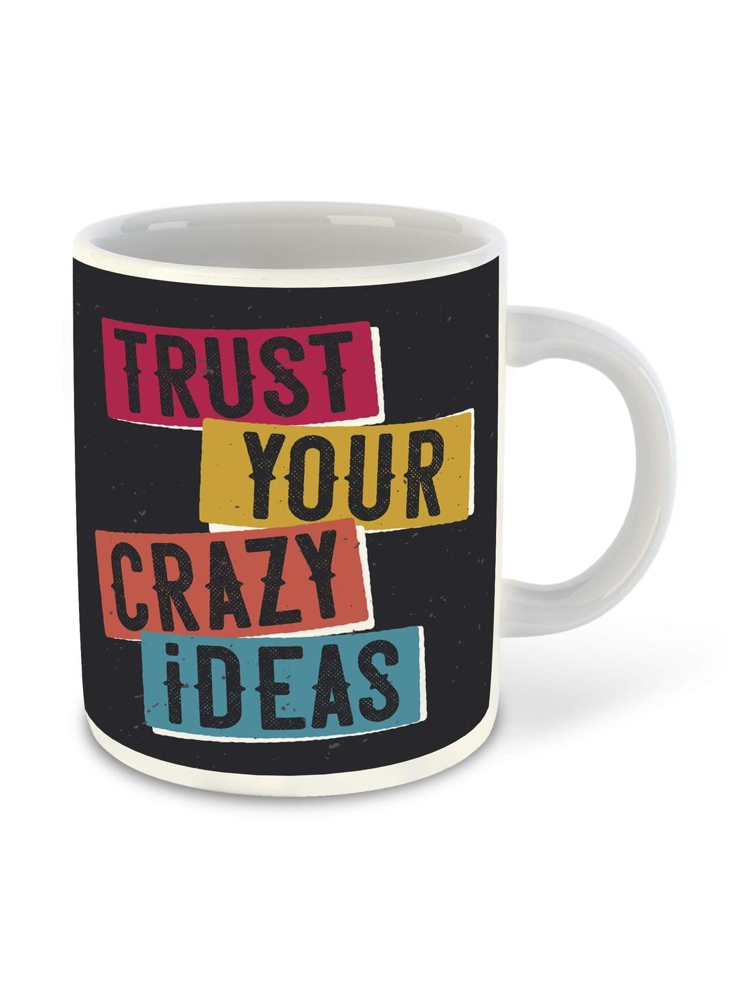 Buy Whats Your Kick Red & Blue Text Or Slogans Printed Ceramic Glossy ...