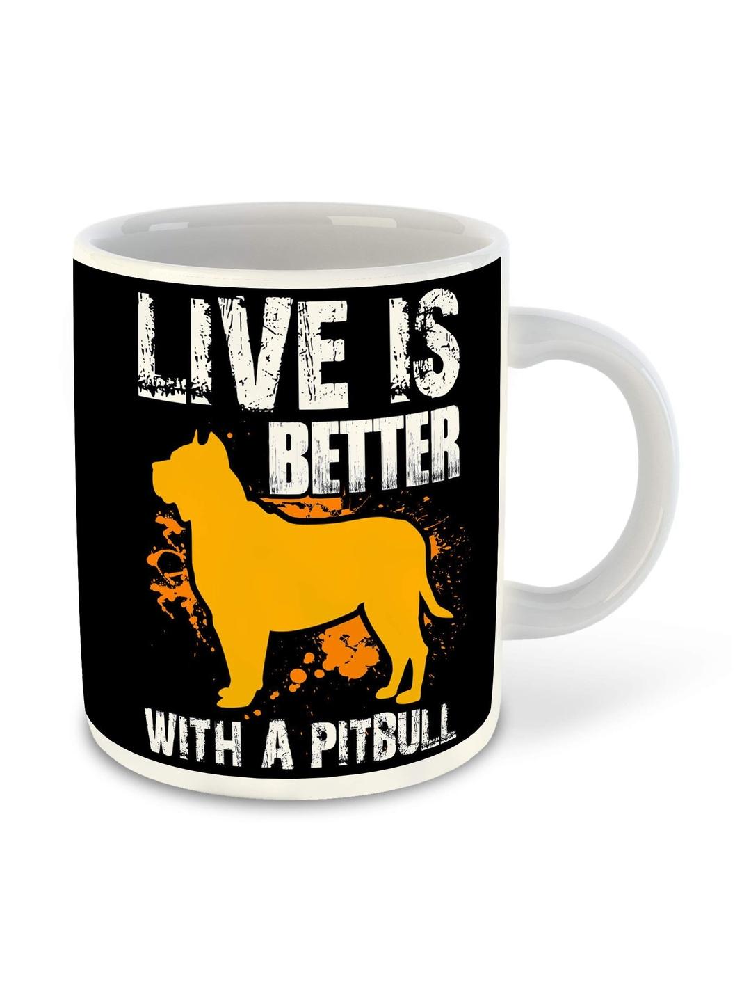 Buy Whats Your Kick White & Orange Text Or Slogans Printed Ceramic ...