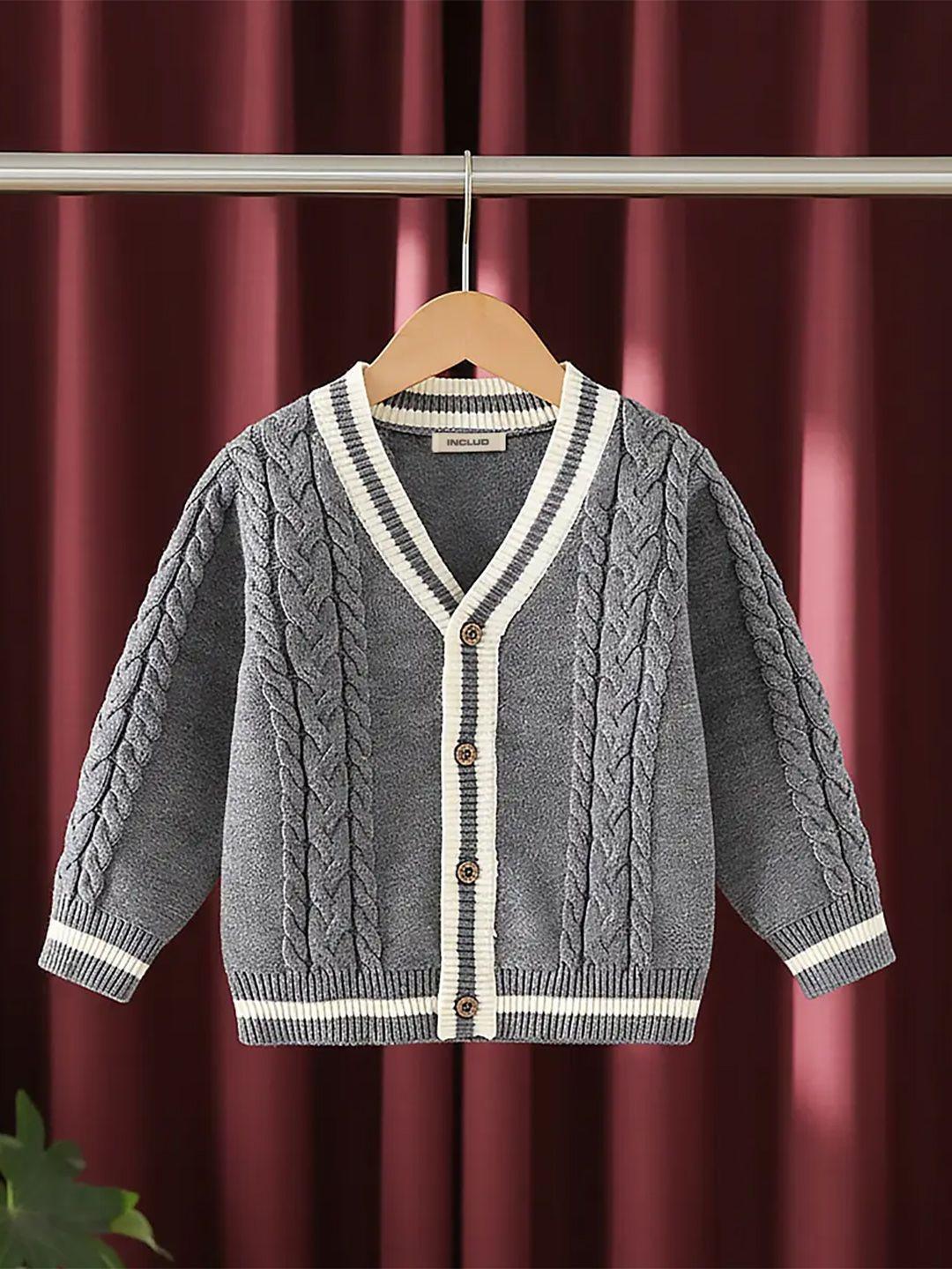 Buy INCLUD Girls Cable Knit Cardigan - Sweaters for Girls 38712713 | Myntra