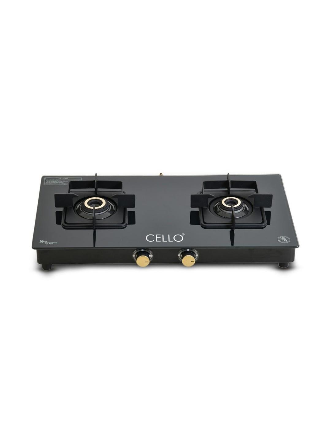 Buy Cello Black Glass LPG 2 Burner Gas Stove - Gas Stove for Unisex ...