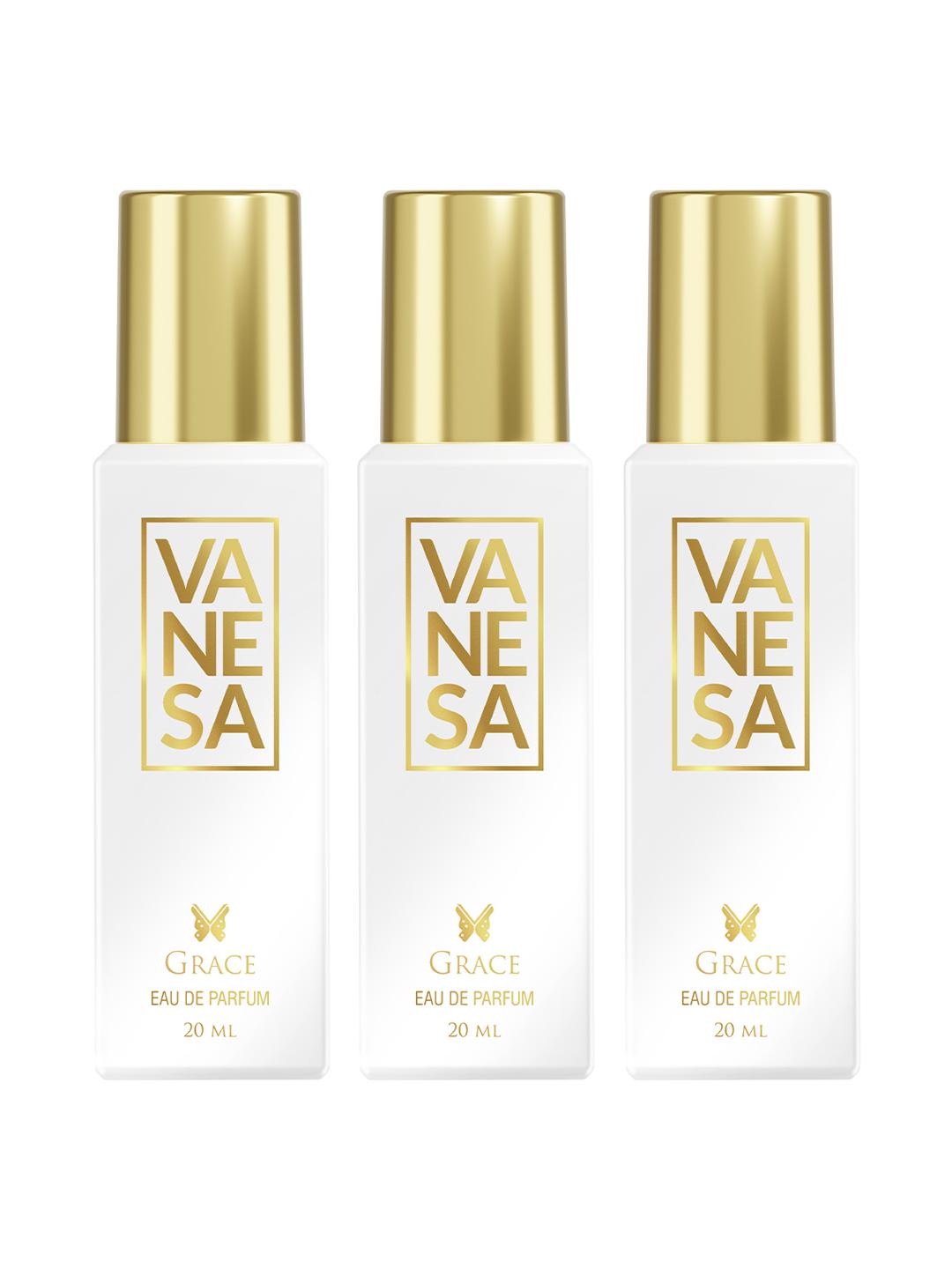Buy Vanesa Women Set Of 3 Grace Long Lasting Eau De Parfum 20ml Each ...