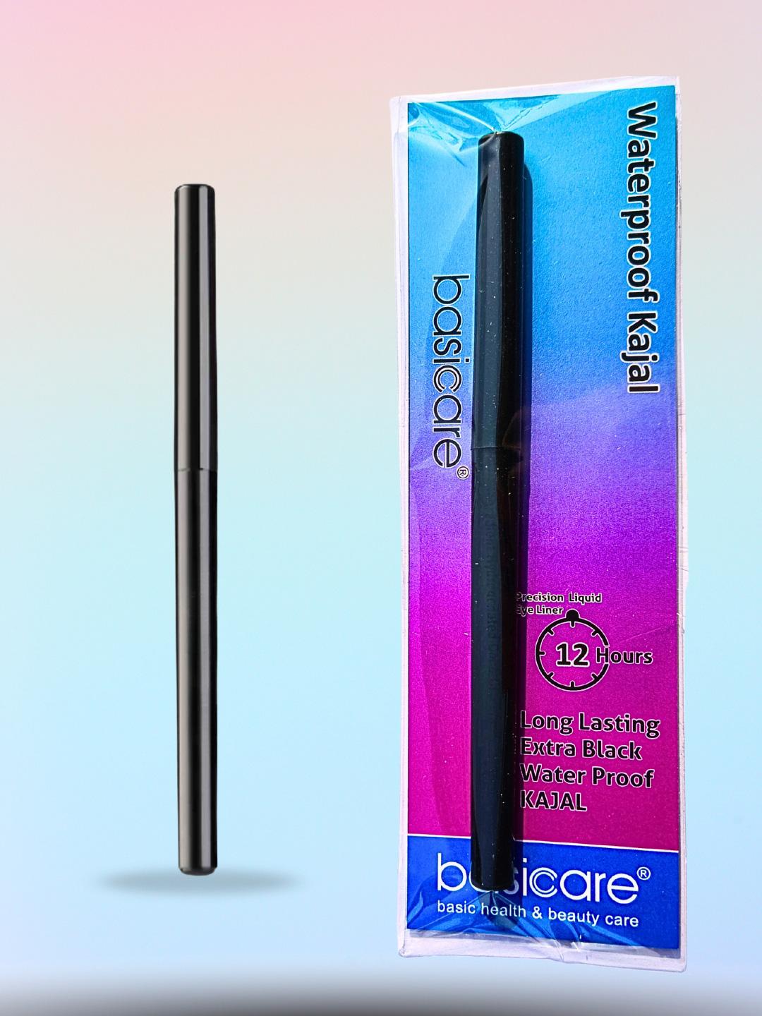 Buy Basicare 12H Long Lasting Eye Kajal Black - Kajal for Women ...