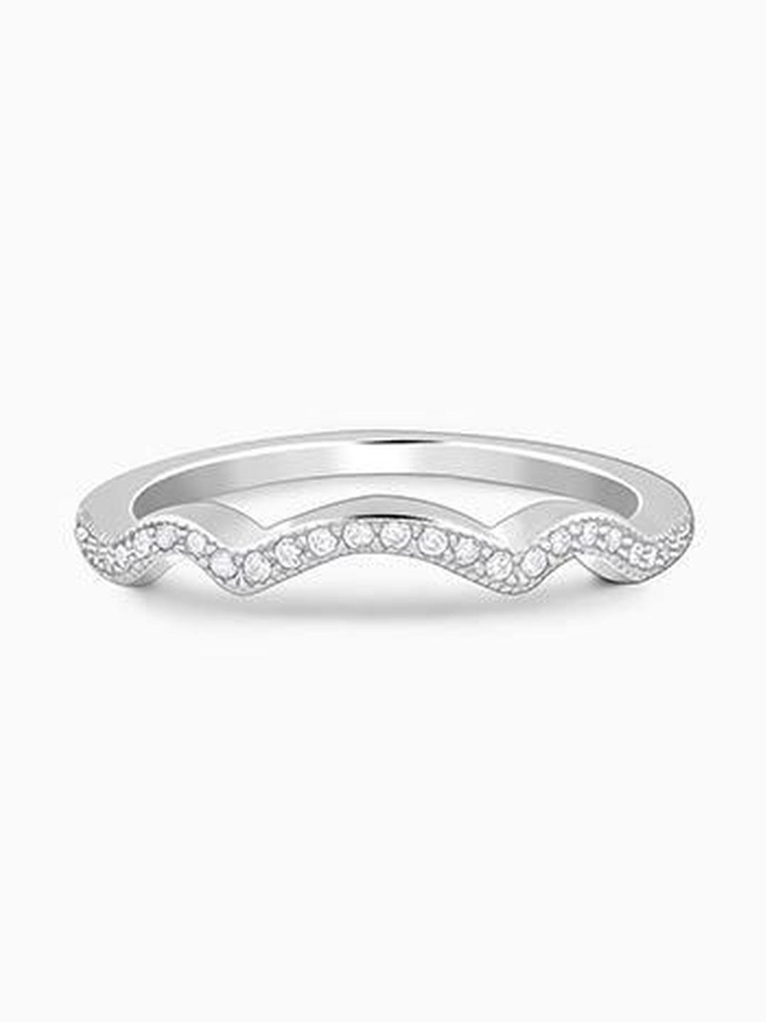 Buy GIVA Silver Wave Ring - Ring for Women 38799962 | Myntra