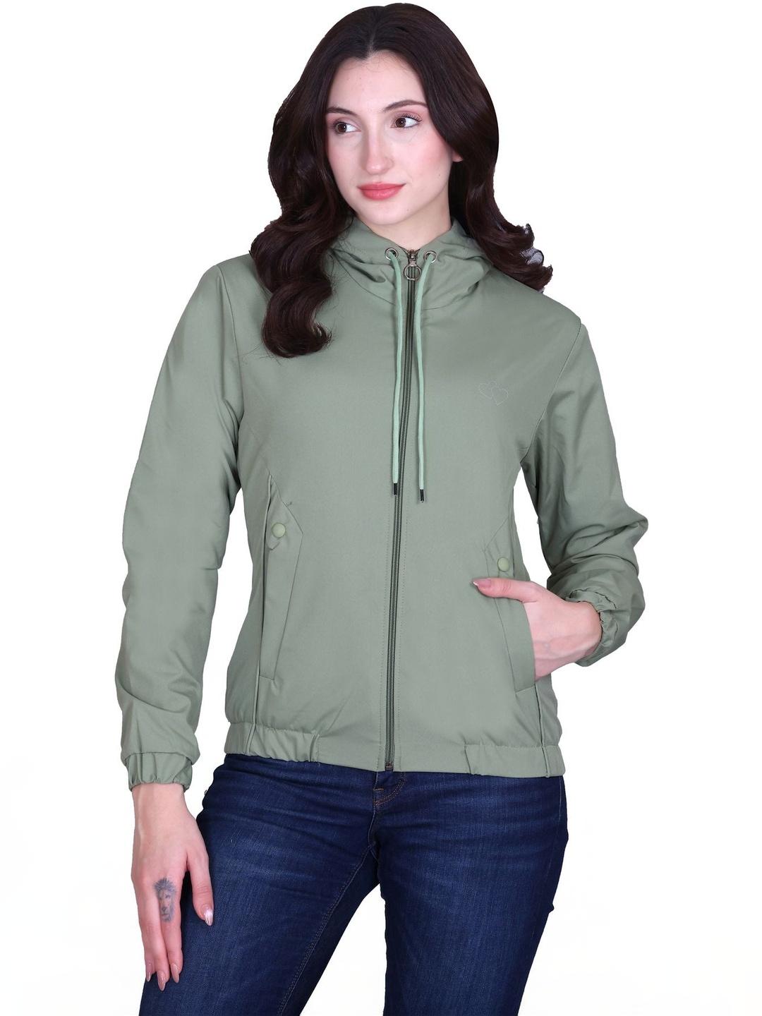 Buy Gouri Women Acrylic Lightweight Puffer Jacket With Embroidered ...