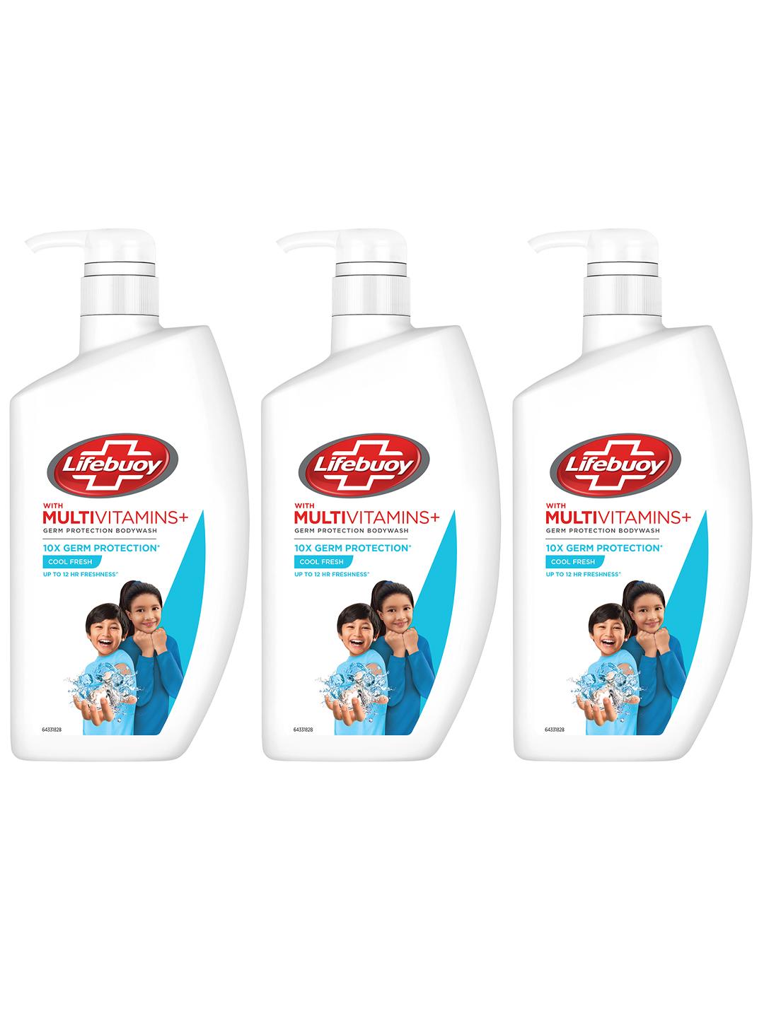Buy Lifebuoy Set Of 3 Antibacterial Body Wash With Long Lasting ...