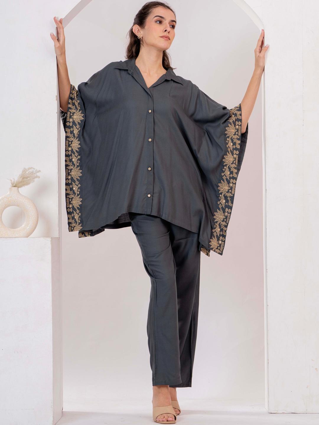 Buy CORSICA Grey Kaaftan Coords Set - Co Ords for Women 38783970 | Myntra