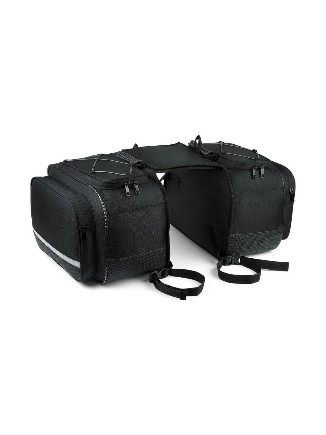 Buy FATMUG Double Side Motorcycle Saddle Bag With Rain Cover 50L ...