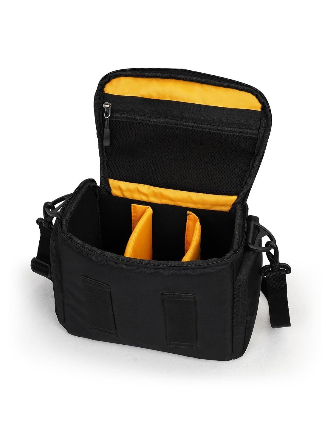 Buy FATMUG Black Set Of 1 Water Resistant Camera Sling Bag Organiser ...