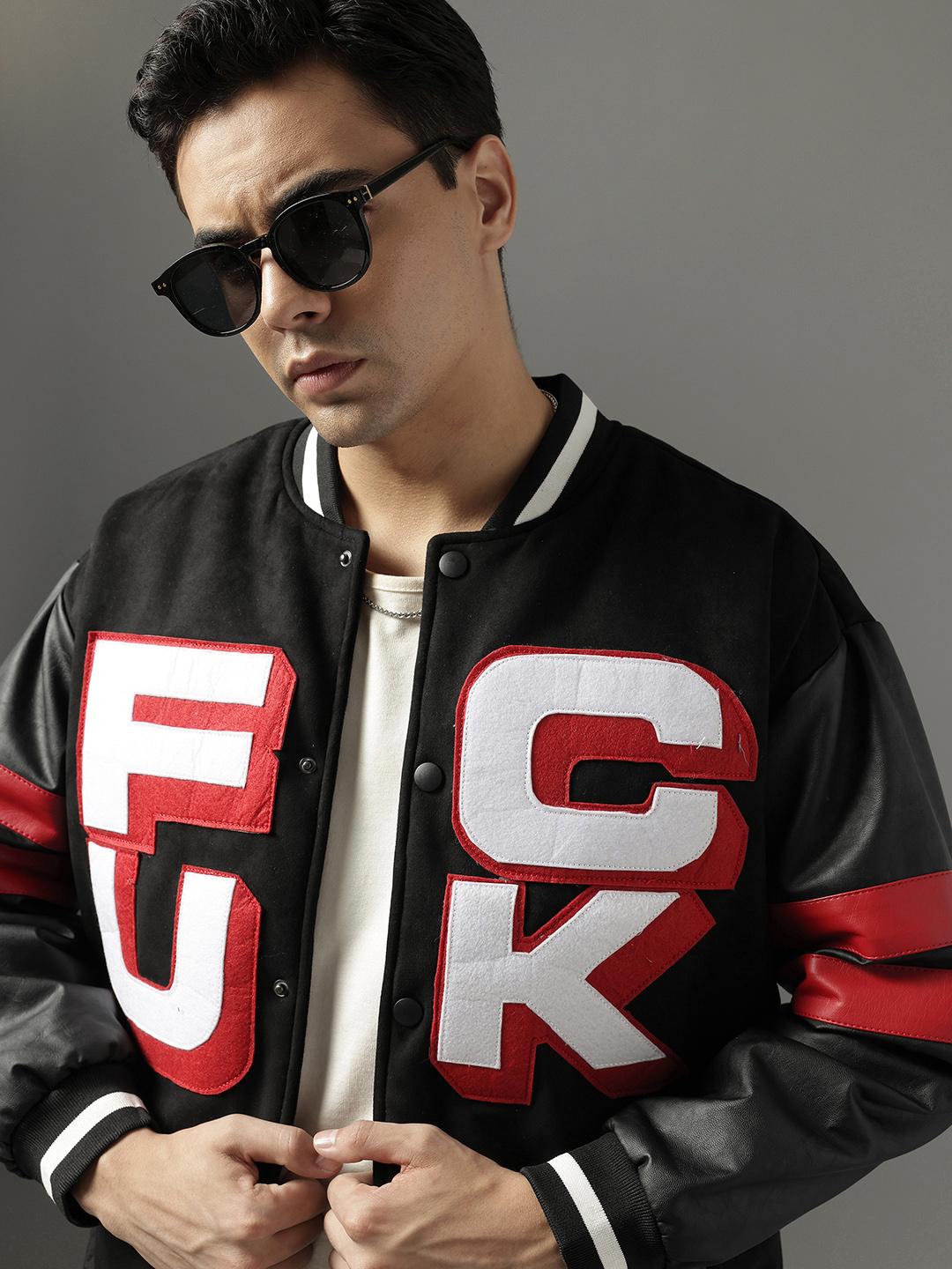 Buy FCUK Typography Bomber Jacket - Jackets for Men 33511156 | Myntra