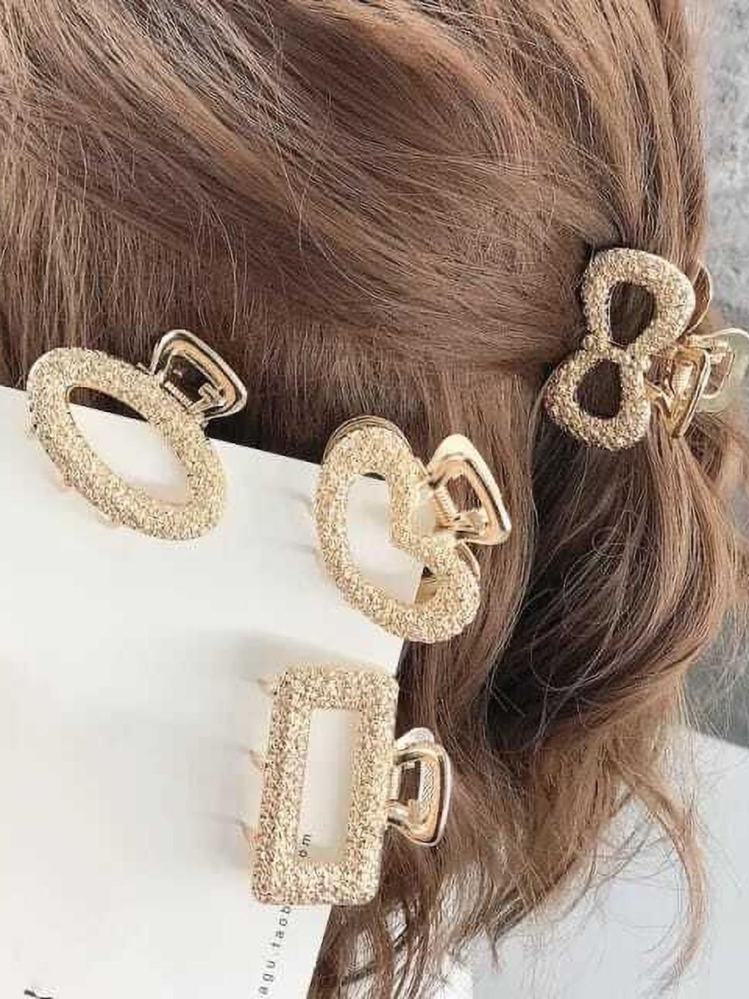 Buy Alamodey Set Of 4 Claw Clip Hair Accesory - Hair Accessory for ...