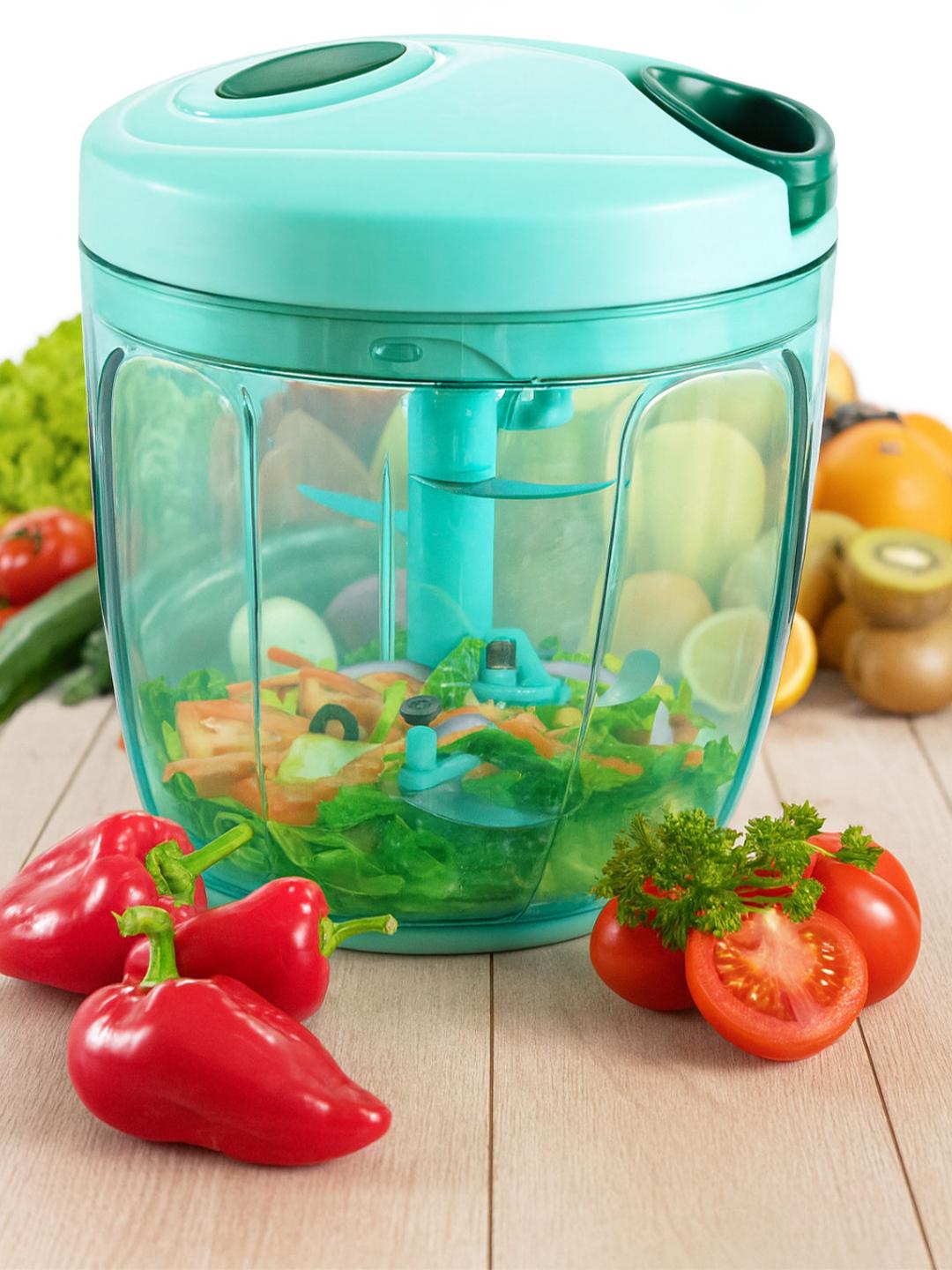 Buy DeoDap Green Compact & Powerful Manual Hand Held Vegetable Chopper ...