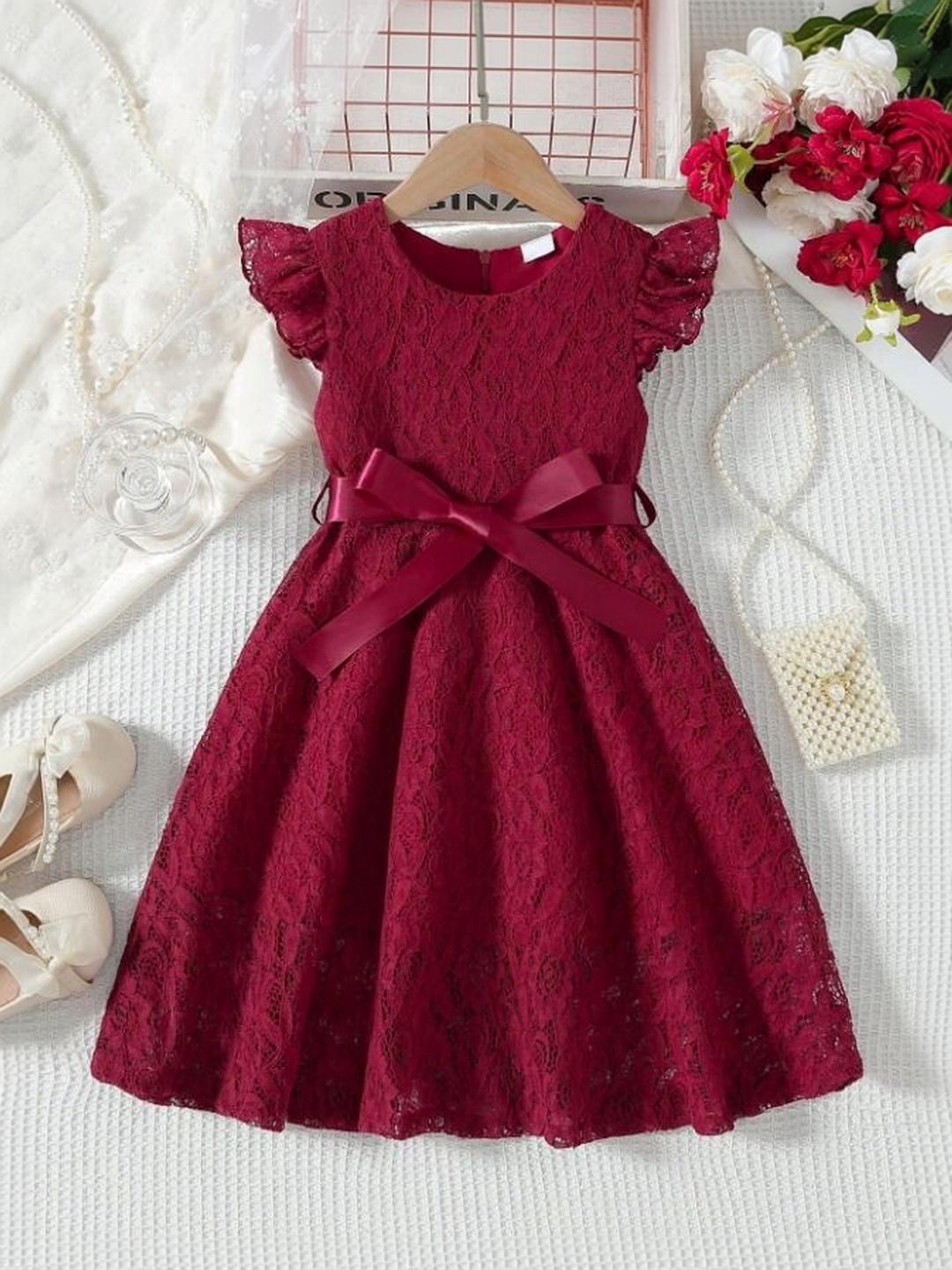 Buy WAHOO Net Fit & Flare Dress - Dresses for Girls 38825687 | Myntra