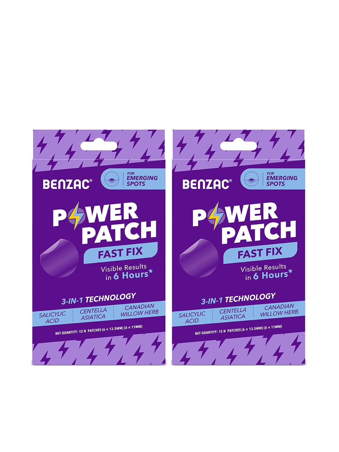 Buy Benzac Set Of 2 3 In 1 Power Acne Patches 12 Pcs Each - Mask And ...