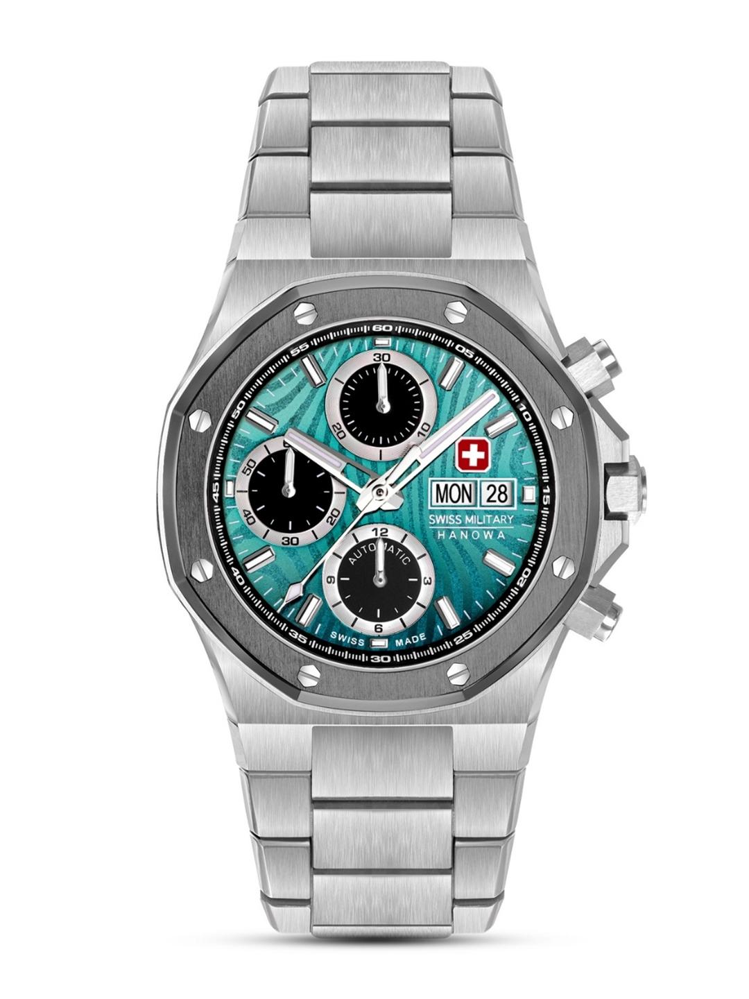 Buy SWISS MILITARY HANOWA Men Dial Stainless Steel Bracelet Strap Swiss ...