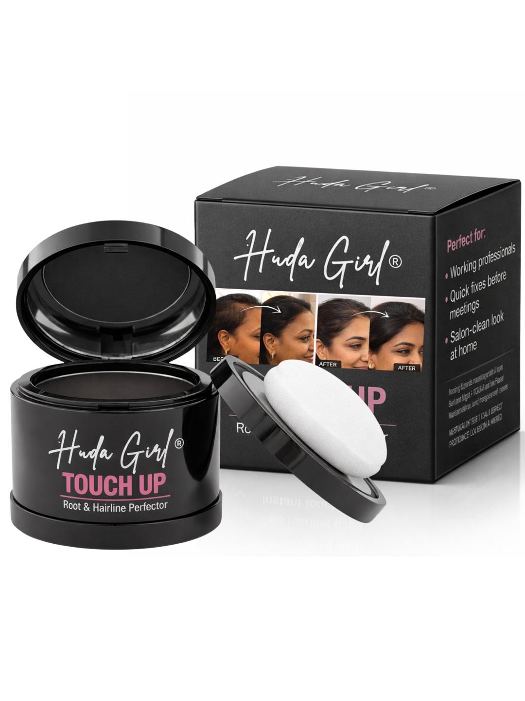Buy Huda Girl Cover Up Hair Powder With Puff Applicator 1.1 G Black ...