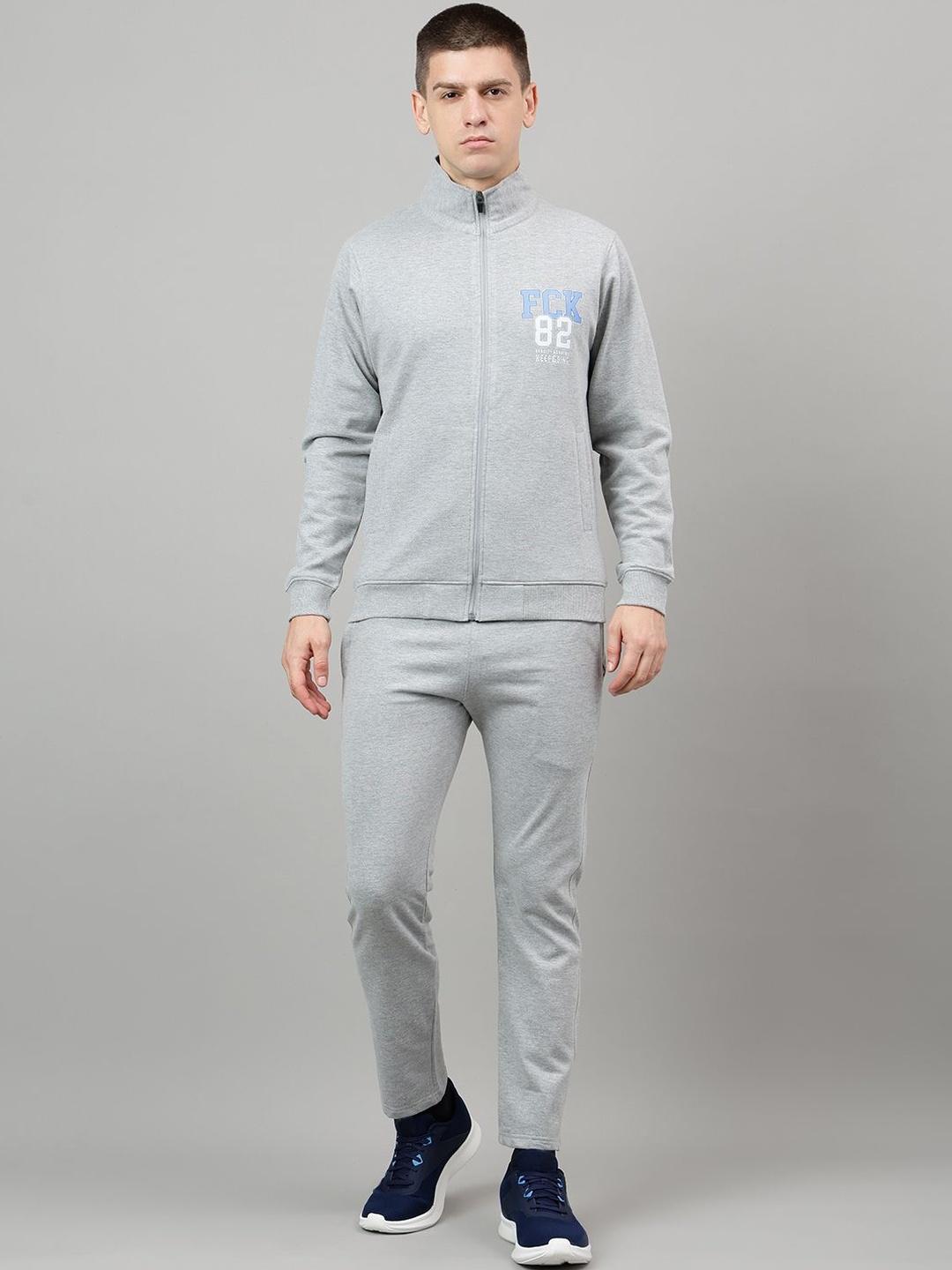 Buy FCK GOLD Men Printed Mock Collar Tracksuit - Tracksuits for Men ...