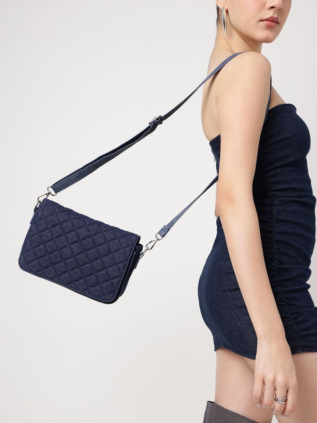 Buy Fastrack Women Denim Indigo Sling Bag - Handbags for Women 38670333 ...