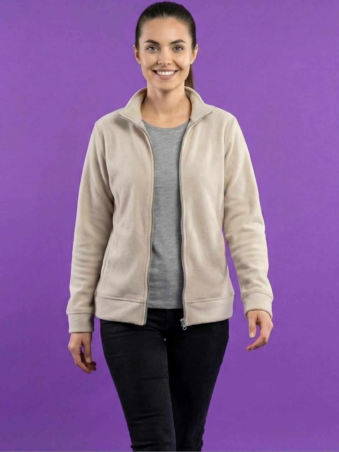 Buy The Roadster Lifestyle Co High Neck Front Open Sweatshirts ...