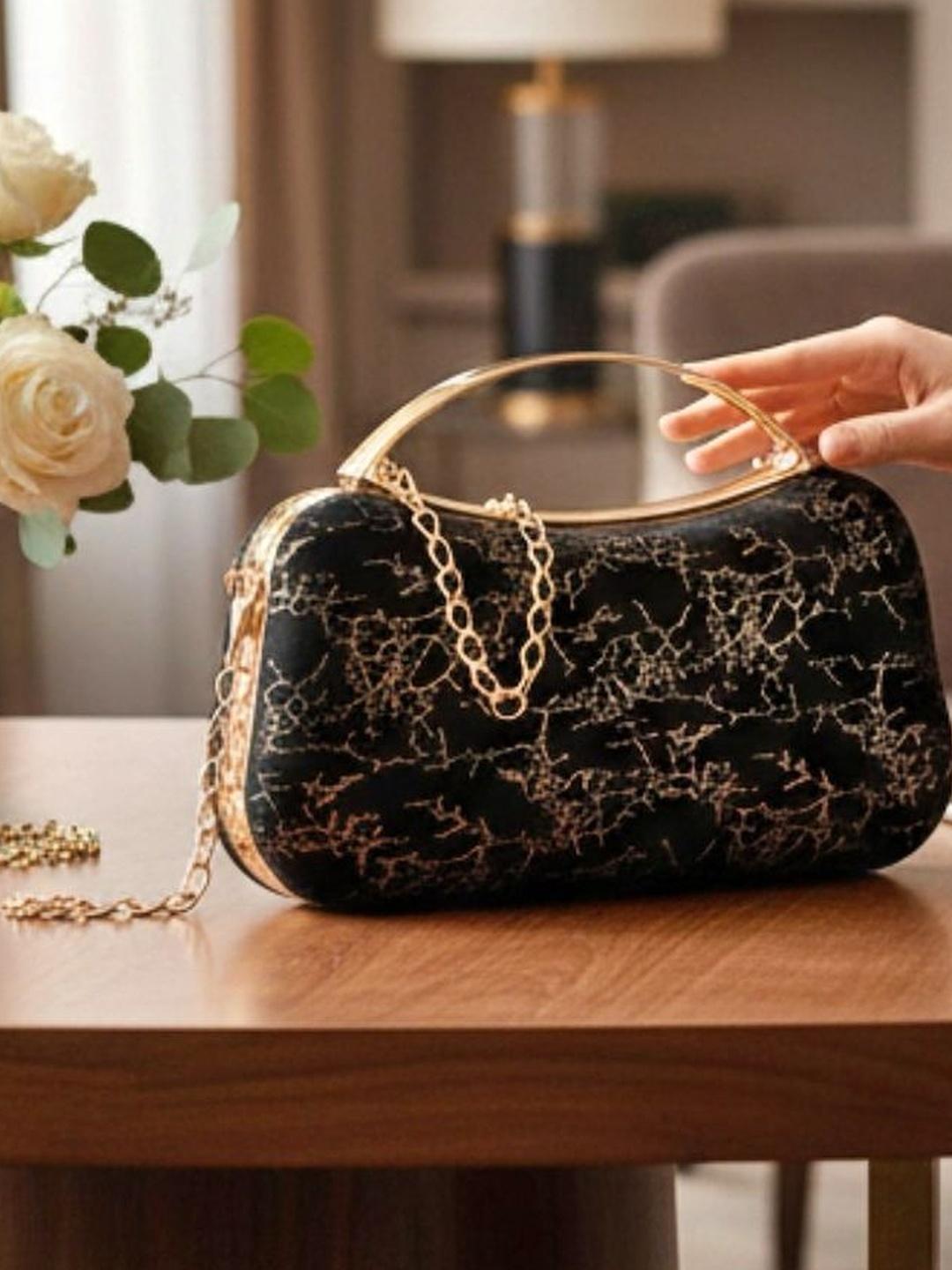 Buy FOR THE BEAUTIFUL YOU Embellished Box Clutch - Clutches for Women ...