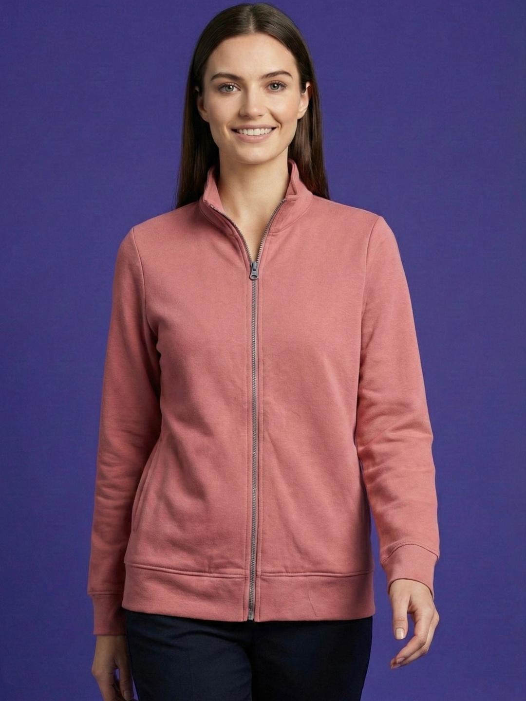 Buy The Roadster Lifestyle Co High Neck Regular Front Open Sweatshirts ...