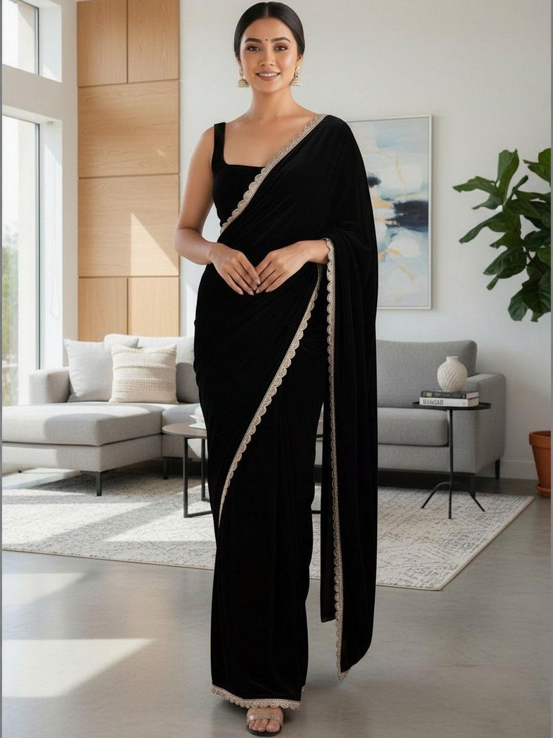 Buy JANOI Embroidered Designer Saree - Sarees for Women 38973984 | Myntra