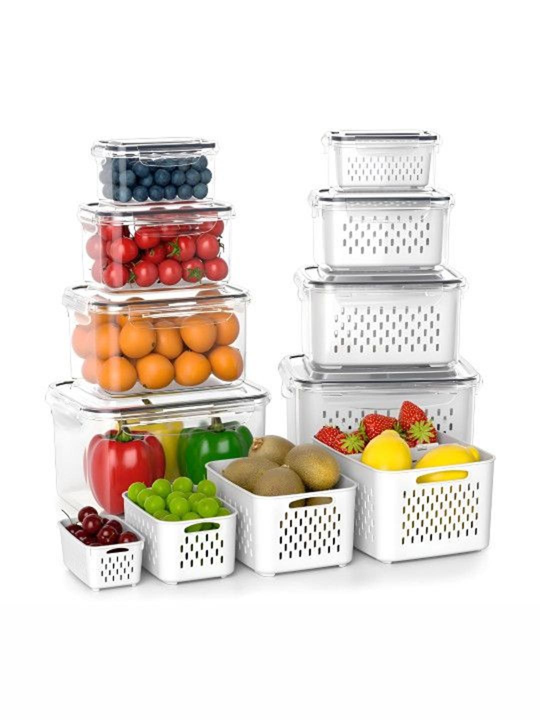 Buy Galley Way Transparent 2025 Plastic Dishwasher Safe Fridge ...