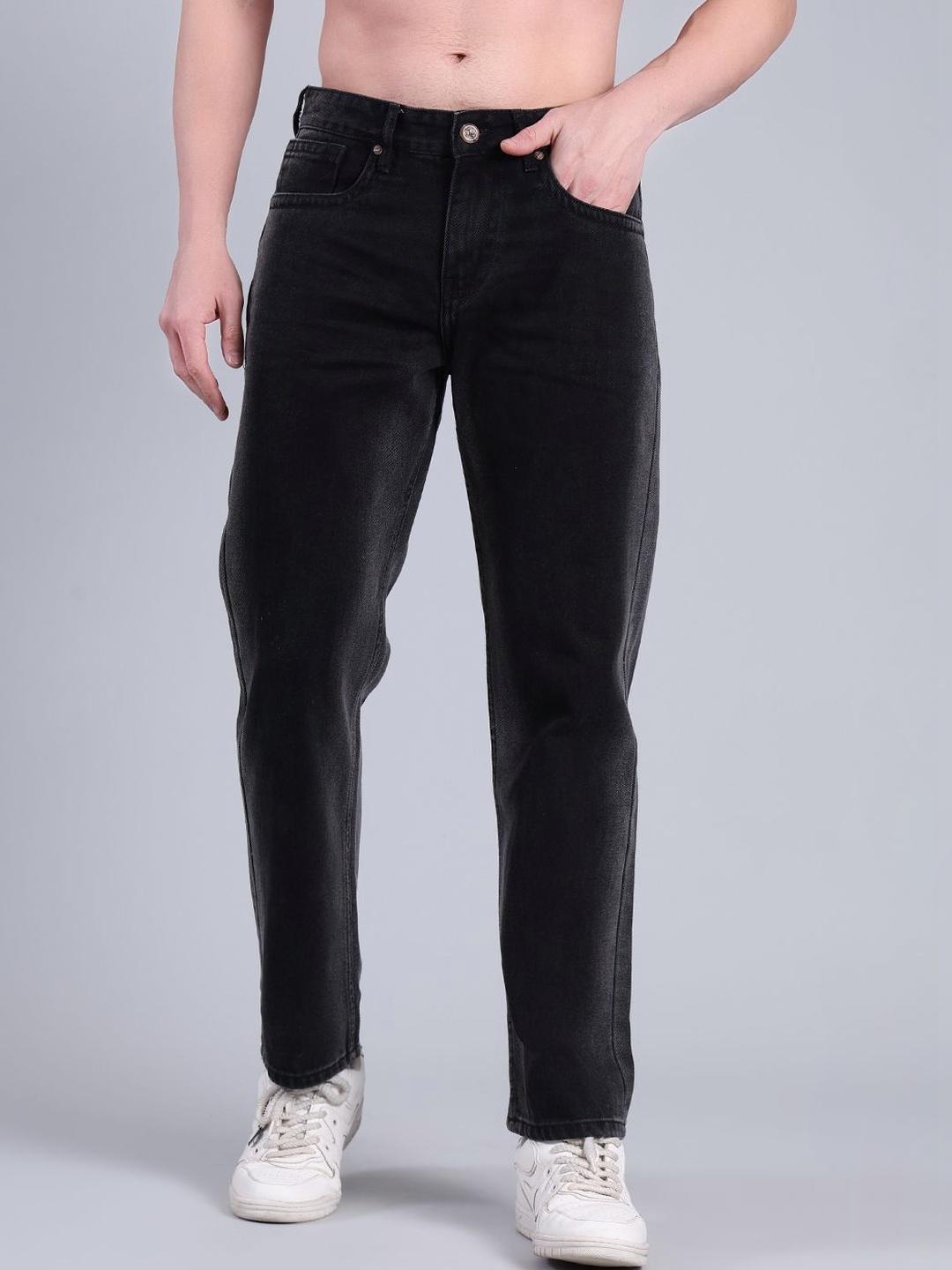 Buy Stylox Men Regular Fit Mid Rise Light Fade Stretchable Jeans ...