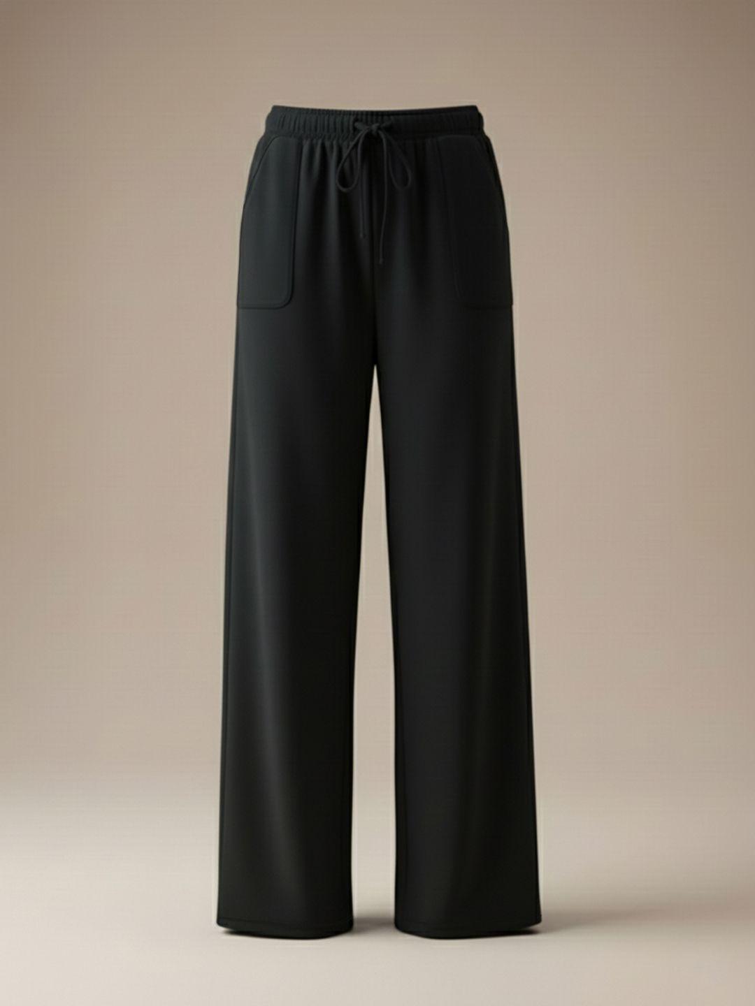 Buy DTR FASHION Women Comfort High Rise Trousers - Trousers for Women ...