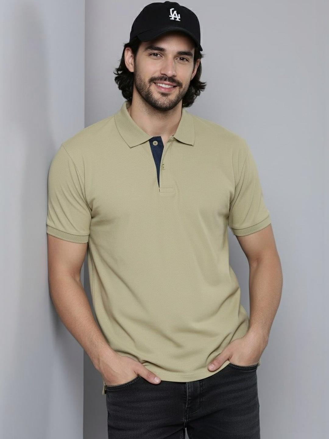 Buy SZN Men Polo Collar T Shirt - Tshirts for Men 38995970 | Myntra
