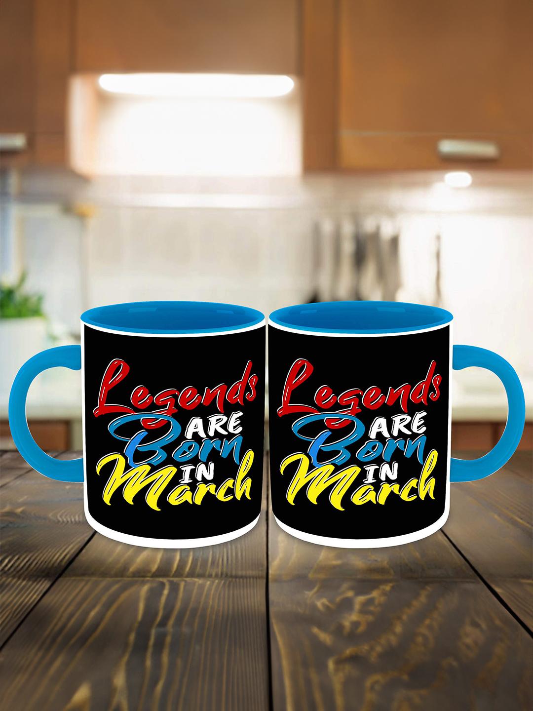 Buy Whats Your Kick Black & Blue Text Or Slogans Printed Ceramic Glossy ...